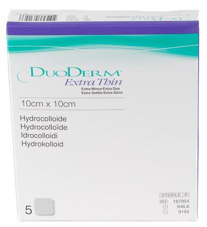 Hydrocolloïd verband DuoDERM Extra Thin 10x10cm - Alginaten ...