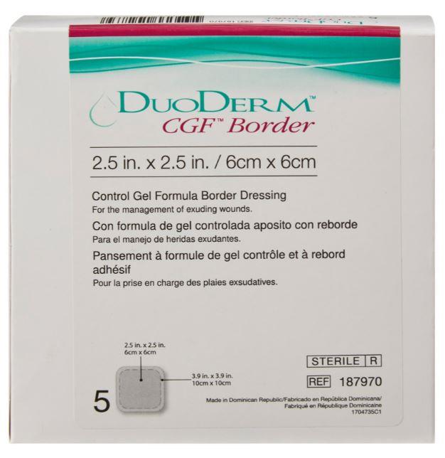 Hydrocolloïd verband DuoDERM E Border 10x10cm - Alginaten ...